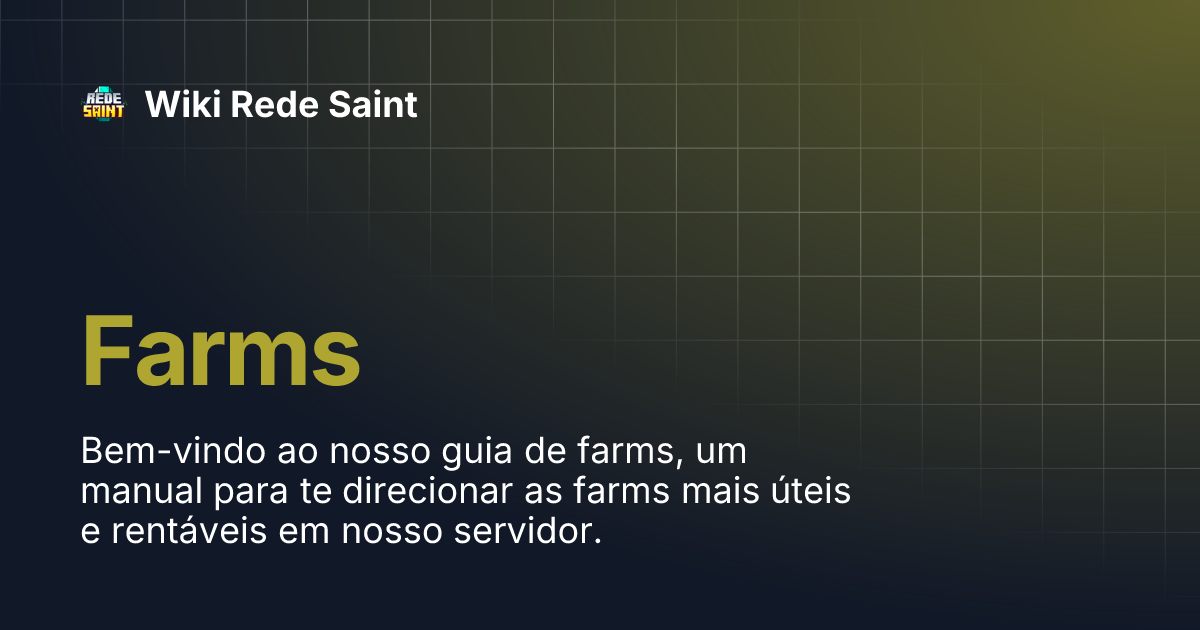 Farms | Wiki Rede Saint